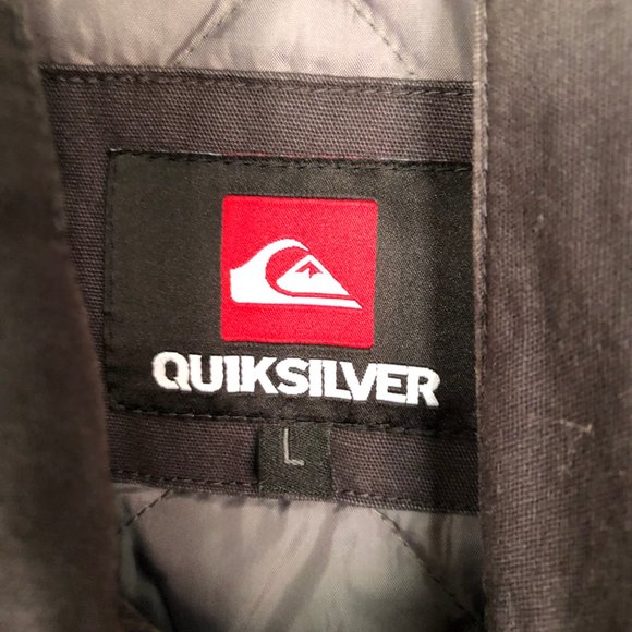 Quiksilver | Jackets & Coats | Used Quicksilver Padded Puffy Grey ...